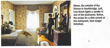 Worcester Living Magazine 2025 review for Vienna Inn and Restaurant